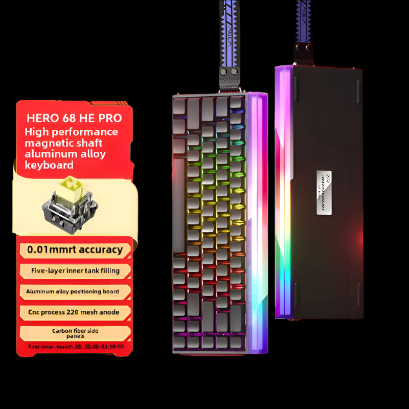 Aula HERO68 Magnetic Hall Effect Rapid Trigger Keyboard 65% – TypeHero