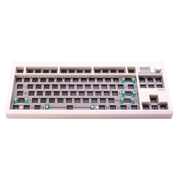 GMK87, 80% TKL Compact Mechanical Keyboard with LCD Screen and Aluminu ...